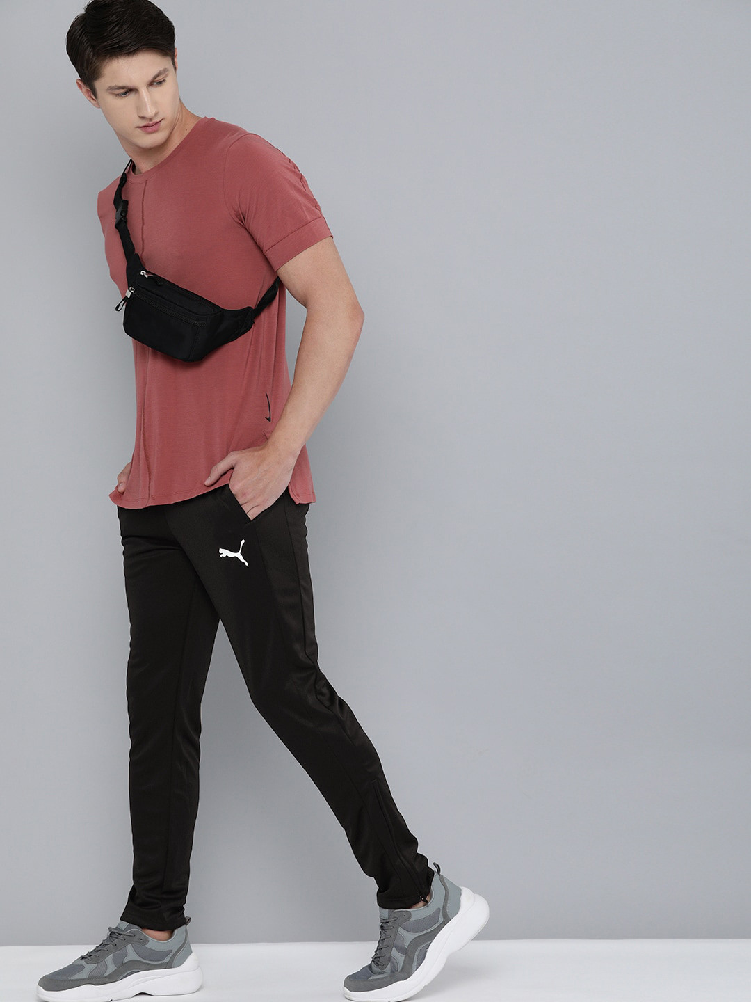 Buy Puma Men Black Solid DryCELL ACTIVE Tricot Slim Fit Sustainable ...