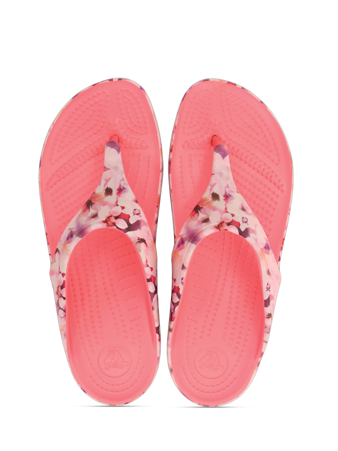 Buy Crocs Sloane Women Pink Printed Flatforms - Heels for Women 1350697 ...