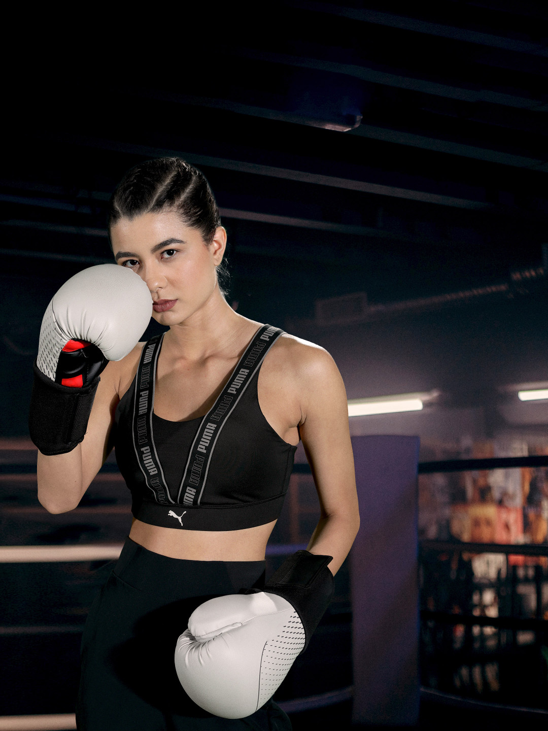 Buy Puma Black Typography Printed Full Coverage High Impact Fast ...