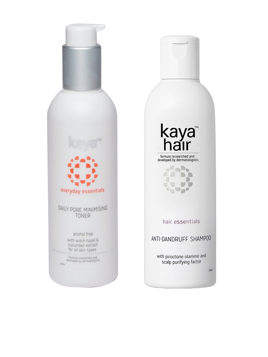 Buy Kaya Unisex Set Of Anti Dandruff Shampoo And Pore Minimising Toner