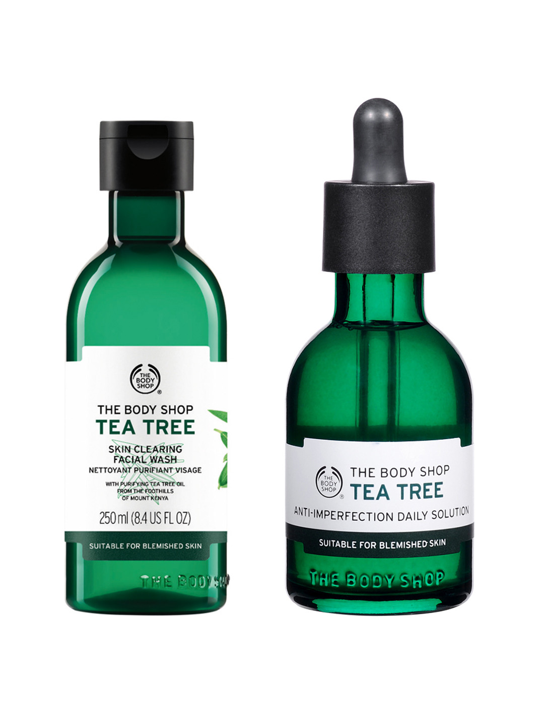 Buy THE BODY SHOP Unisex Tea Tree Skin Clearing Face Wash & Anti ...