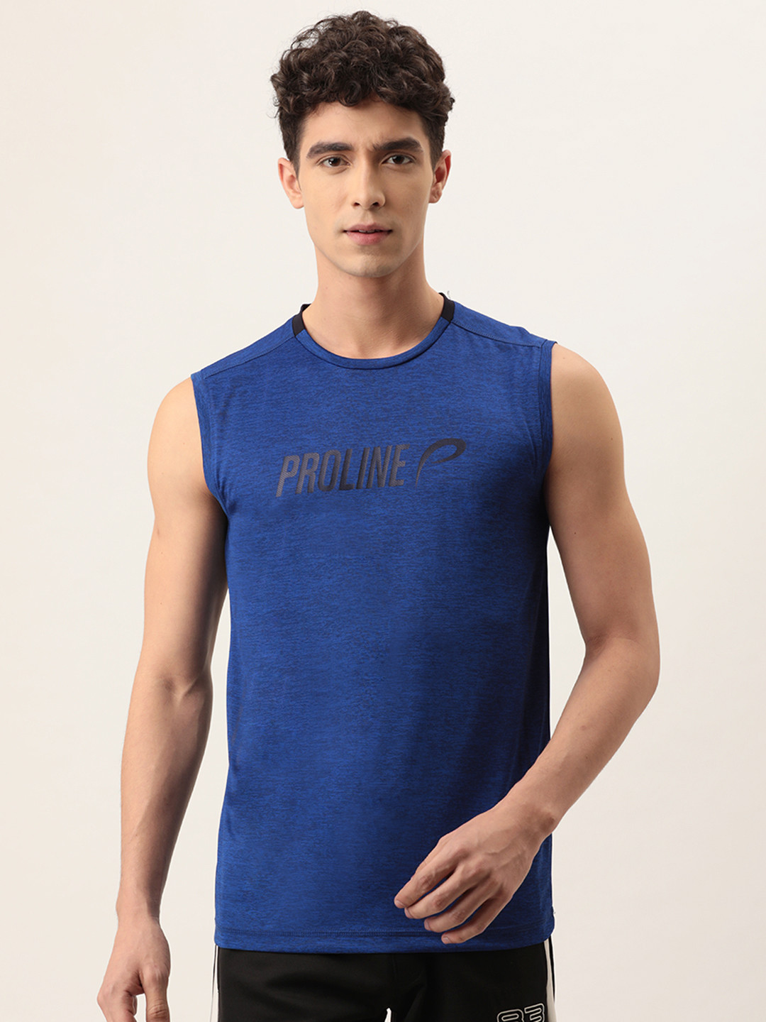Buy Proline Active Men Blue Brand Logo Printed T Shirt - Tshirts for ...