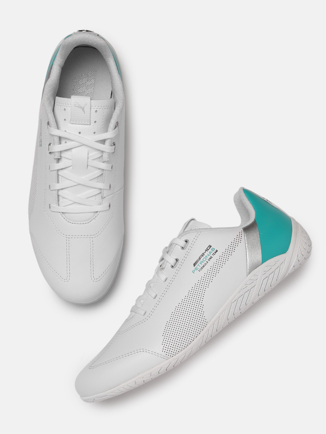 Buy PUMA Motorsport Unisex White MAPF1 Rdg Cat Perforations Sneakers ...