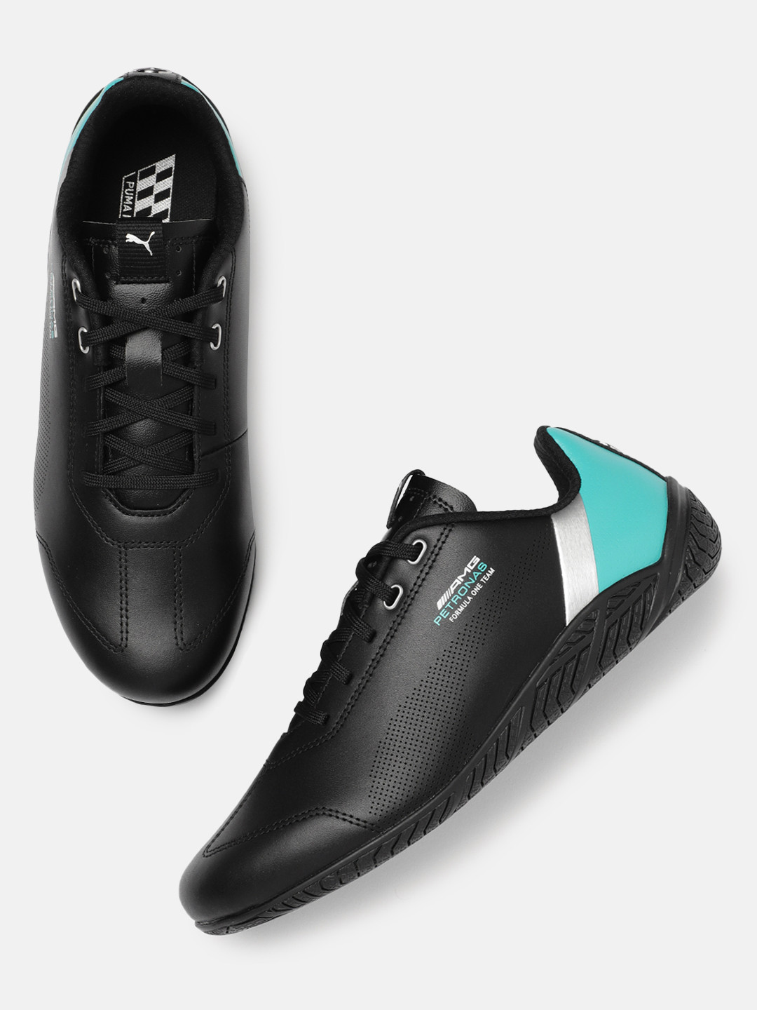 Buy PUMA Motorsport Unisex Black & Turquoise Blue MAPF1 Rdg Cat ...