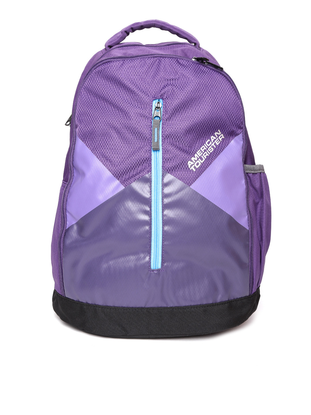Buy AMERICAN TOURISTER Unisex Purple EBONY Textured Backpack ...