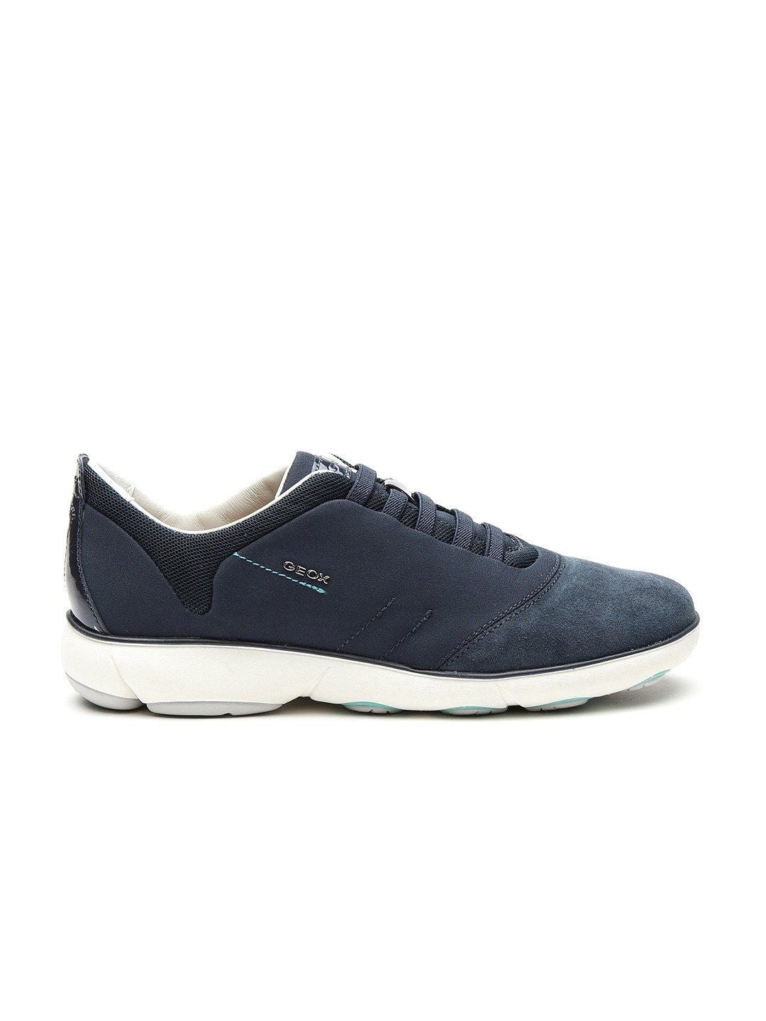 Buy GEOX Nebula Respira Women Navy Breathable Italian Patent Leather ...