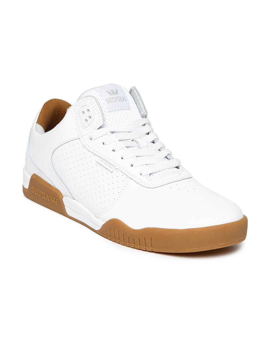 Buy Supra Men White Ellington Leather Sneakers - Casual Shoes for Men ...