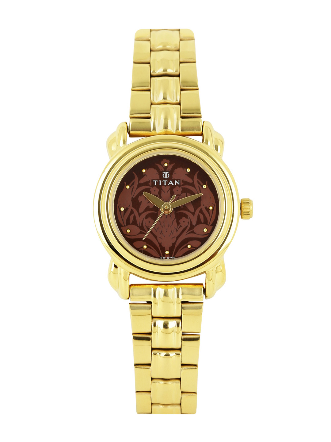 Buy Titan Women Brown Patterned Dial Watch 2534YM03 - Watches for Women ...
