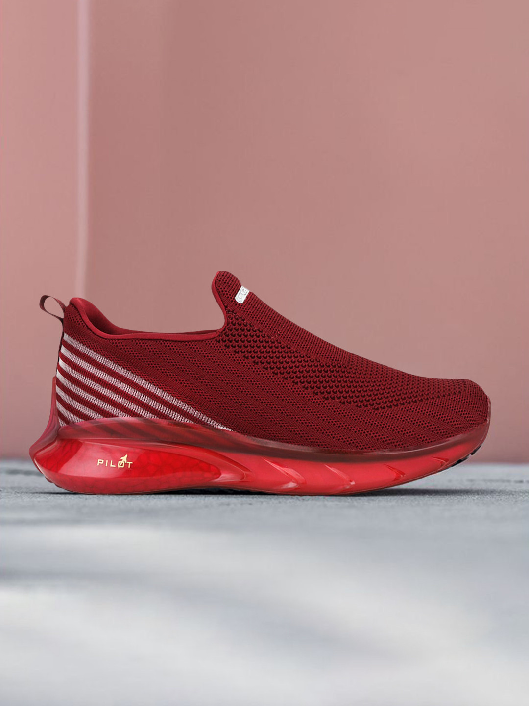 Buy Campus Men Red Mesh Running Shoes - Sports Shoes for Men 13655816 ...