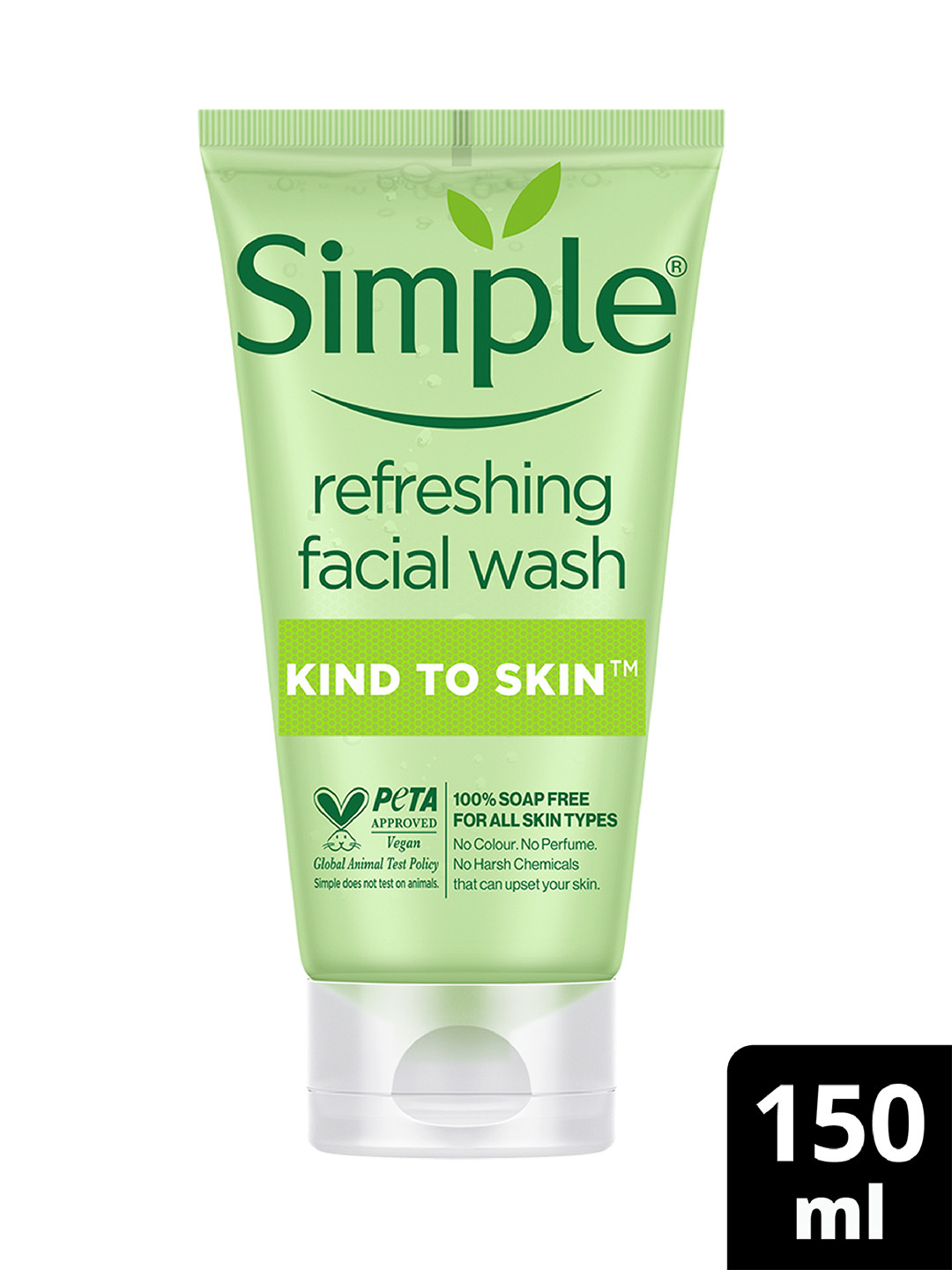 Buy Simple Kind To Skin Refreshing Facial Wash 150 Ml - Face Wash And ...