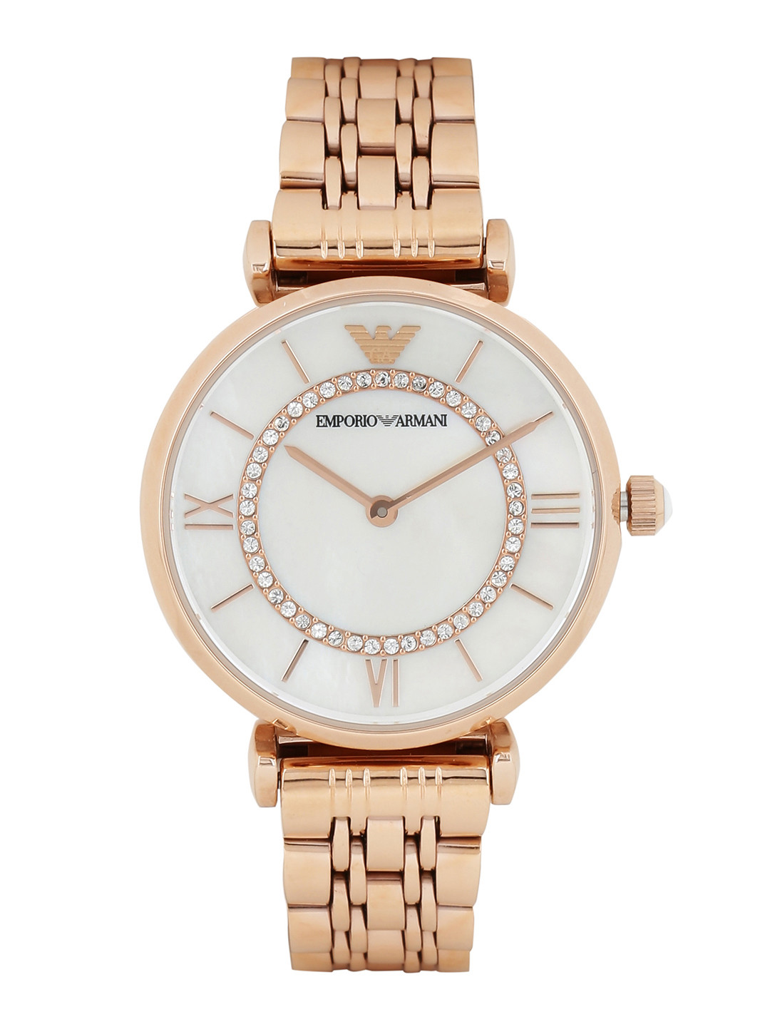 Buy Emporio Armani Women Pearly White Dial Watch AR1909I - Watches for ...