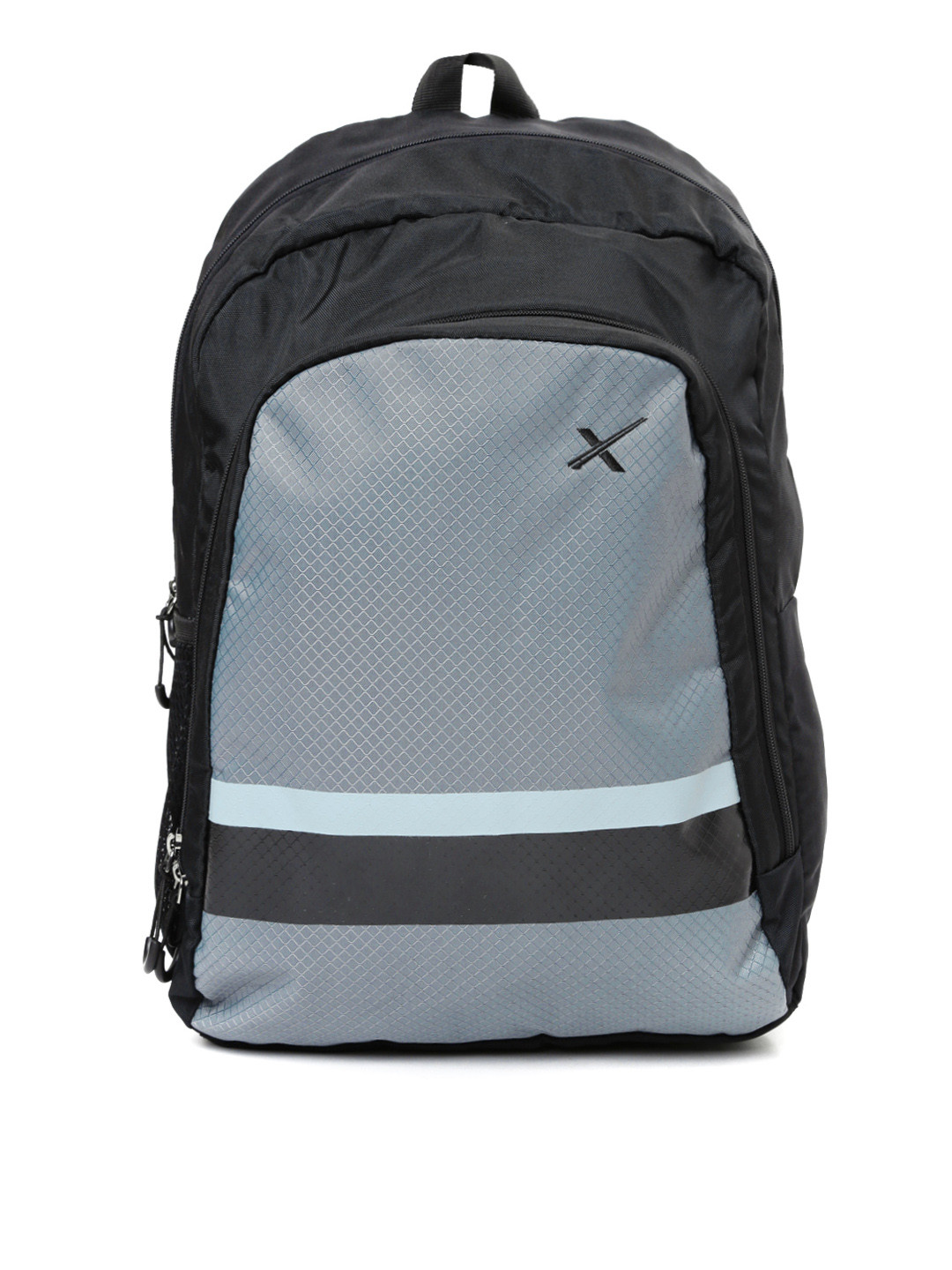 Buy HRX By Hrithik Roshan Unisex Grey & Black Backpack - Backpacks for ...