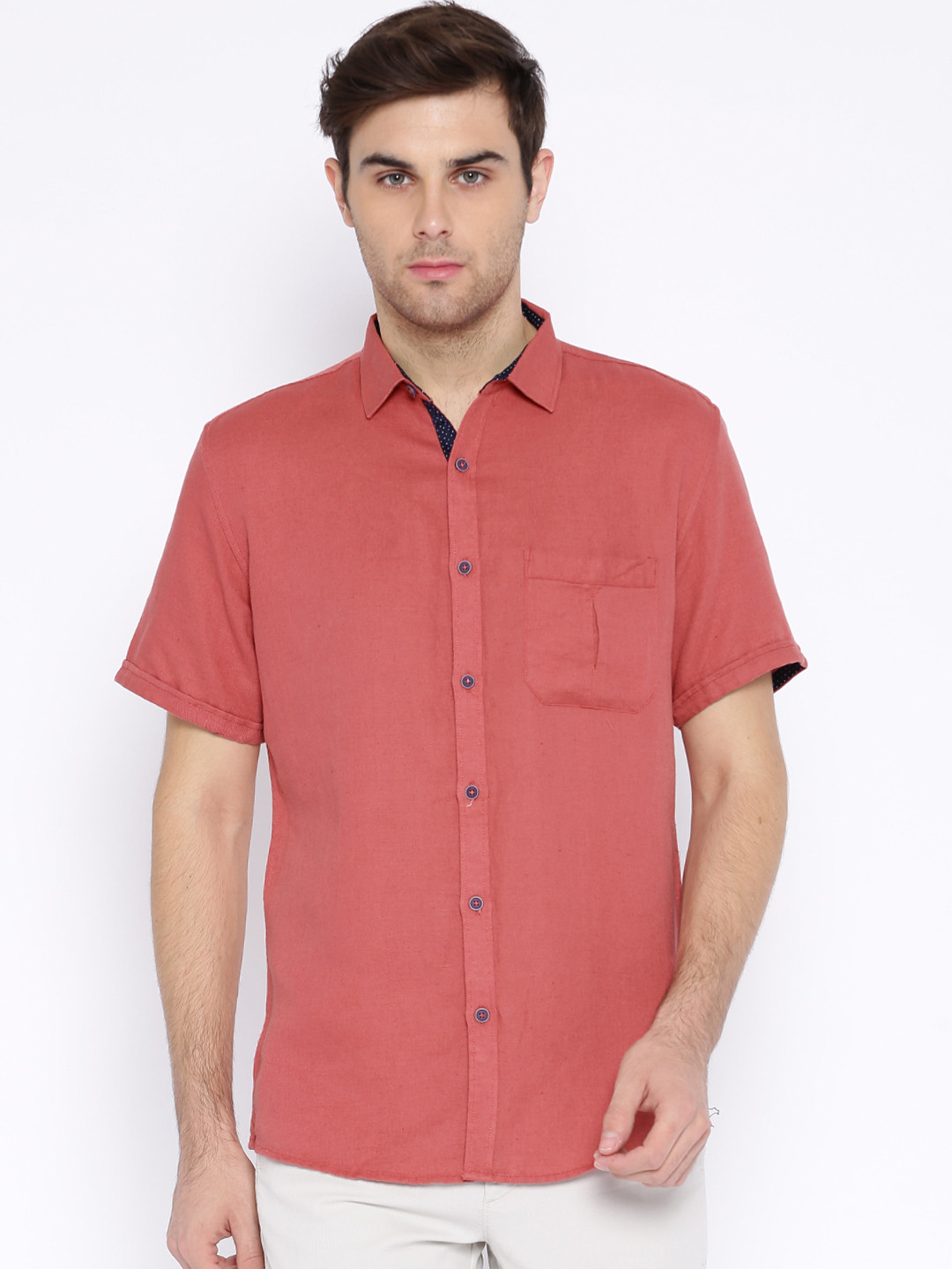 Buy British Club Red Casual Shirt - Shirts for Men 1374898 | Myntra