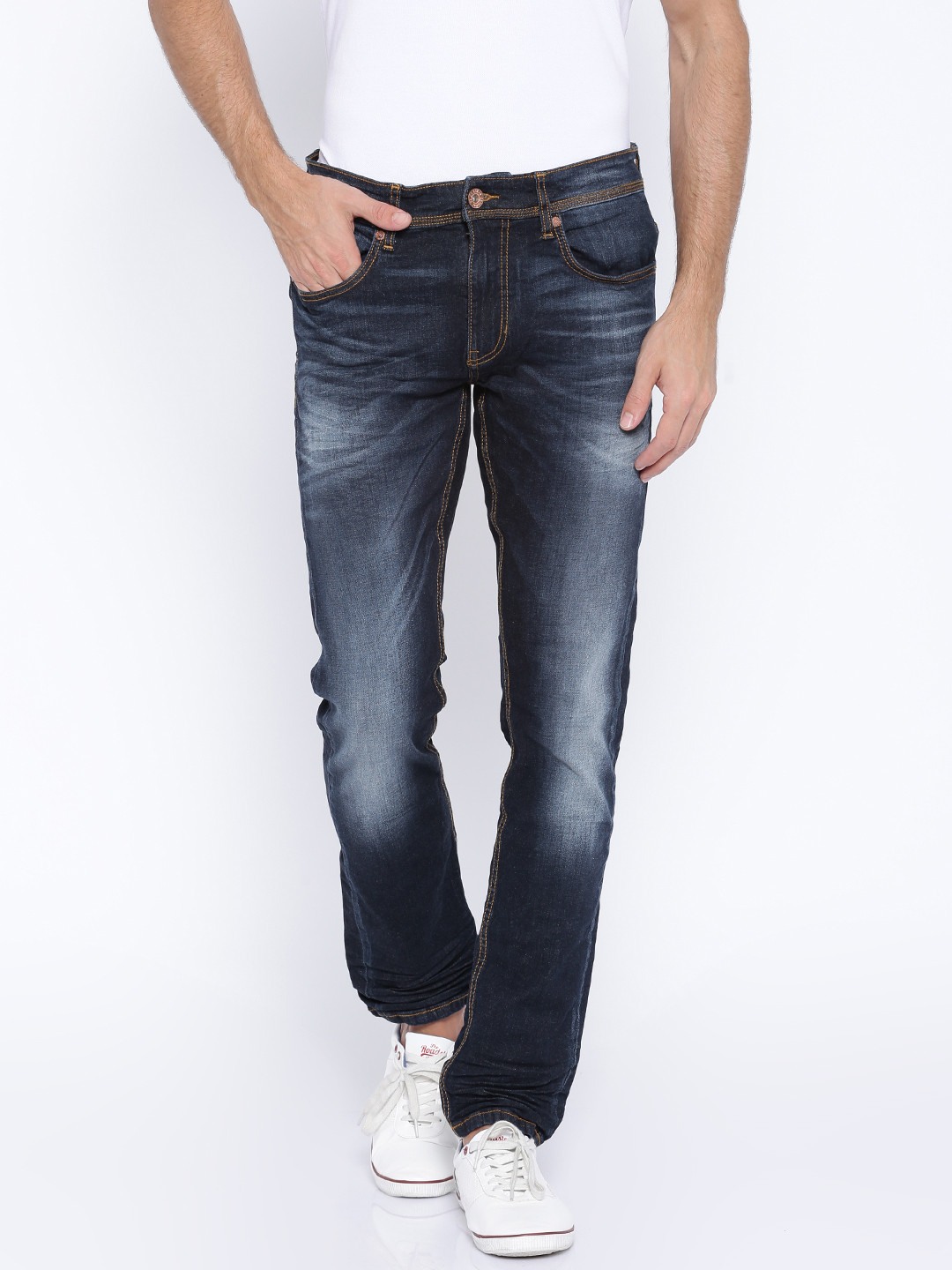 Buy Being Human Clothing Blue Skinny Fit Stretchable Jeans - Jeans for ...