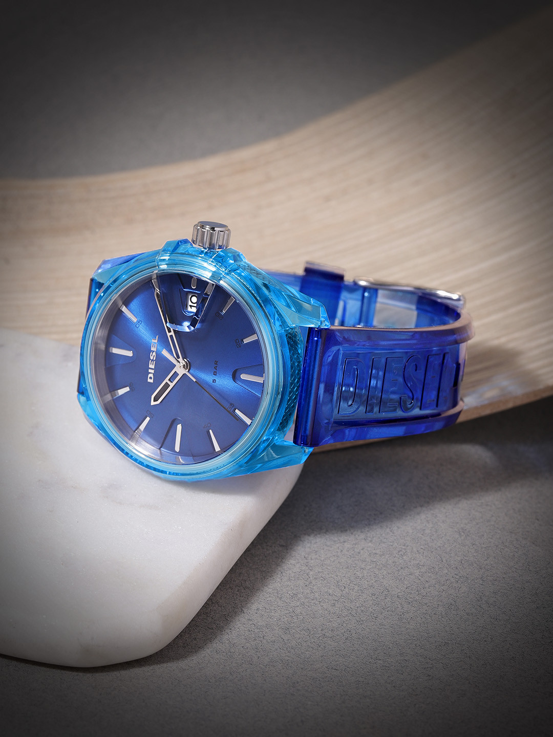 Buy DIESEL Unisex Blue Analogue Watch DZ1927 - Watches for Unisex ...