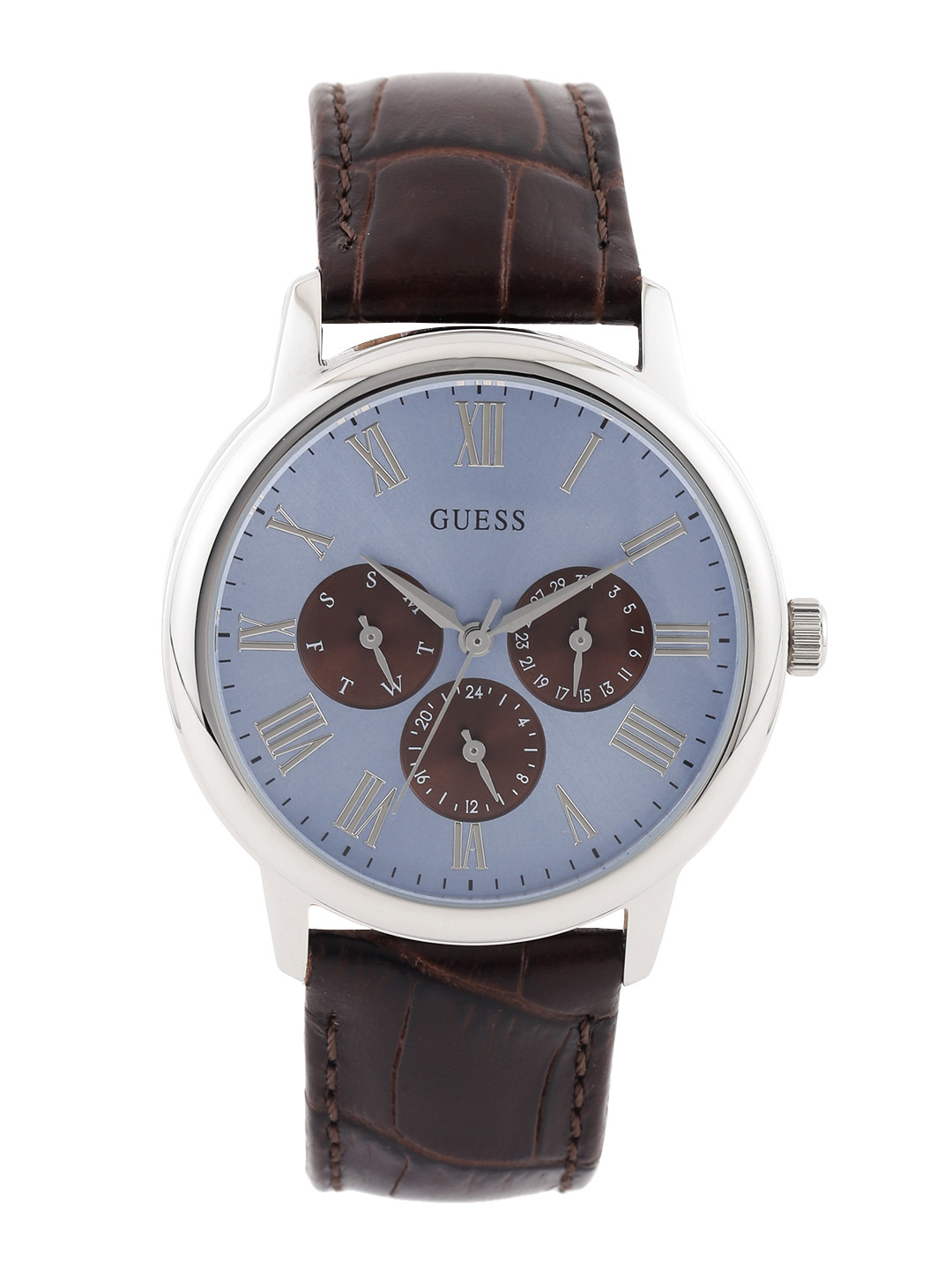 Buy GUESS Men Blue Multifunction Dial Watch W0496G2 - Watches for Men ...