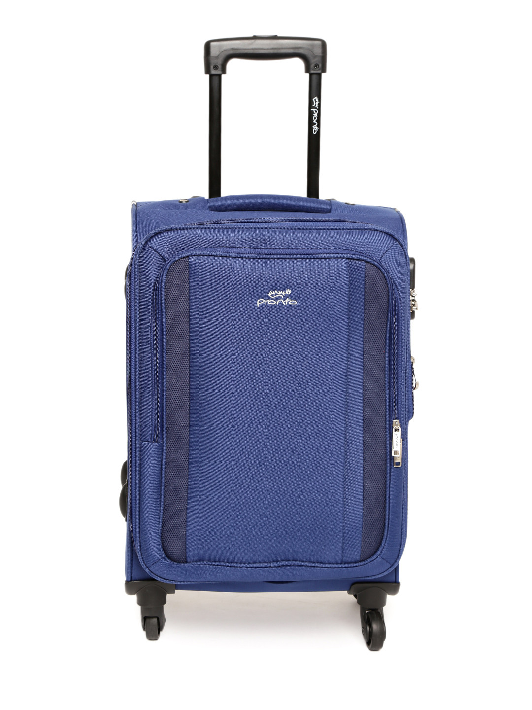 Buy Pronto Unisex Navy Small Trolley Bag - Trolley Bag for Unisex ...
