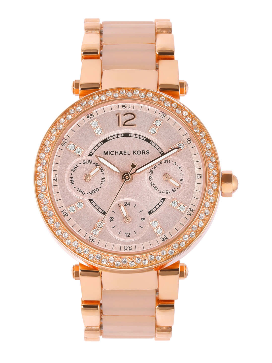 Buy Michael Kors Women Pink Dial Watch MK6110 - Watches for Women ...