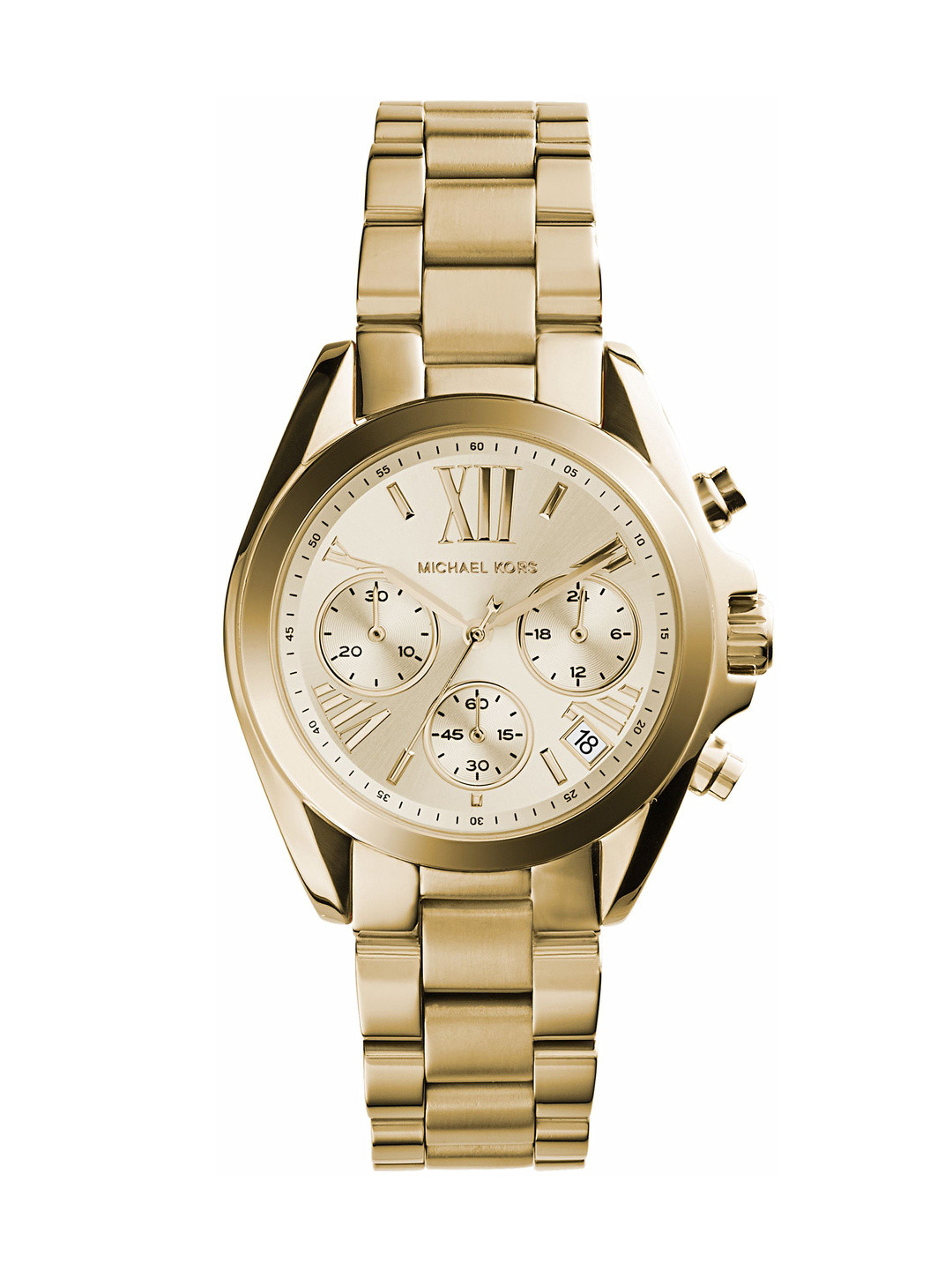 Buy Michael Kors Women Gold Toned Dial Chronograph Watch MK5798 ...