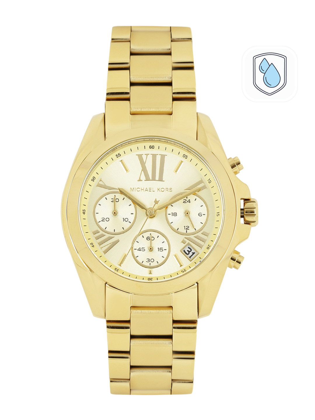 Buy Michael Kors Women Gold Toned Dial Chronograph Watch MK5798 ...