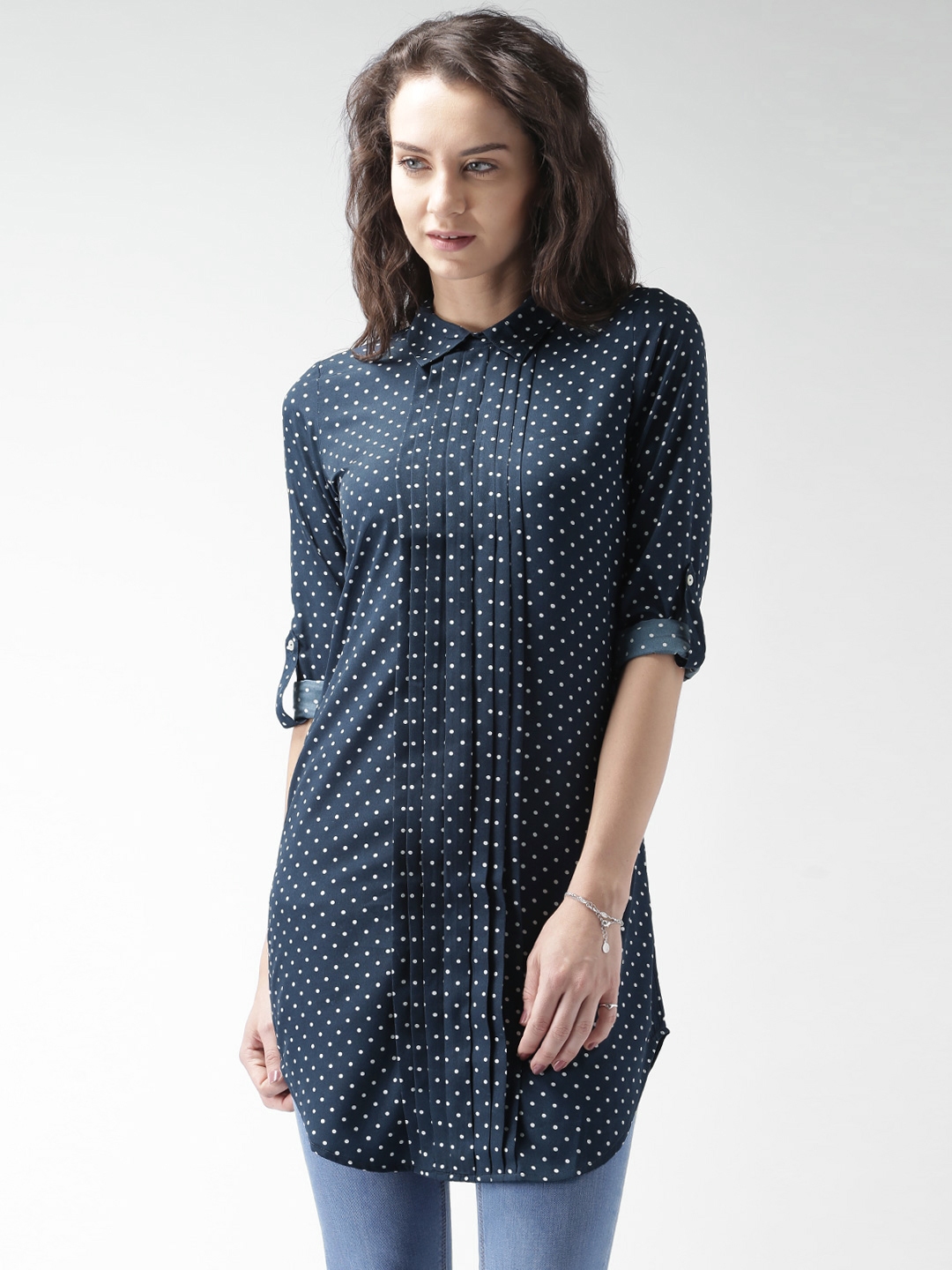 Buy Mast & Harbour Navy Polka Dot Print Shirt Dress - Dresses for Women ... Buy Mast & Harbour Navy Polka Dot Print Shirt Dress - Dresses for Women ...