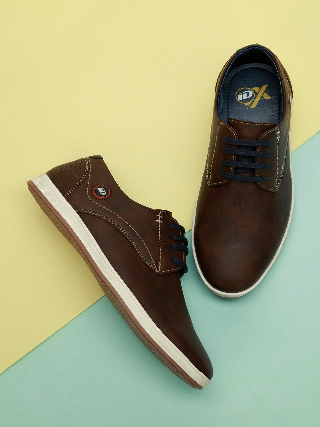 Buy ID Men Brown Lace Up Casual Shoes - Casual Shoes for Men 13865076 ...