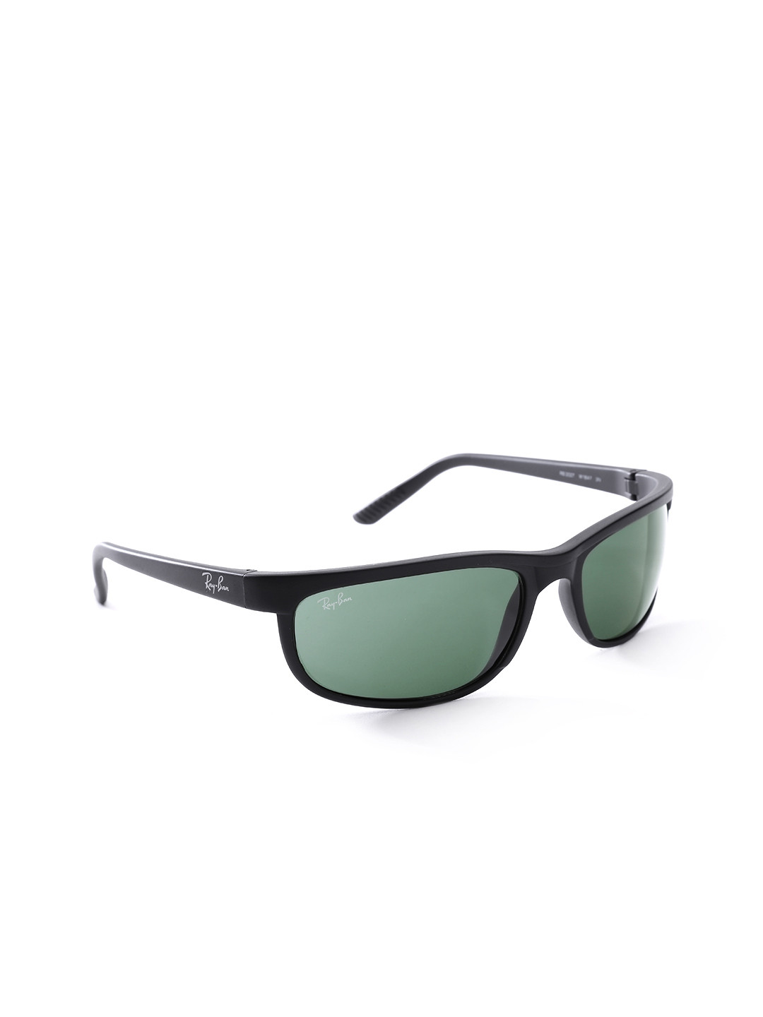 Buy RAY BAN Unisex UV Protected Green Lens Rectangle Sunglasses ...