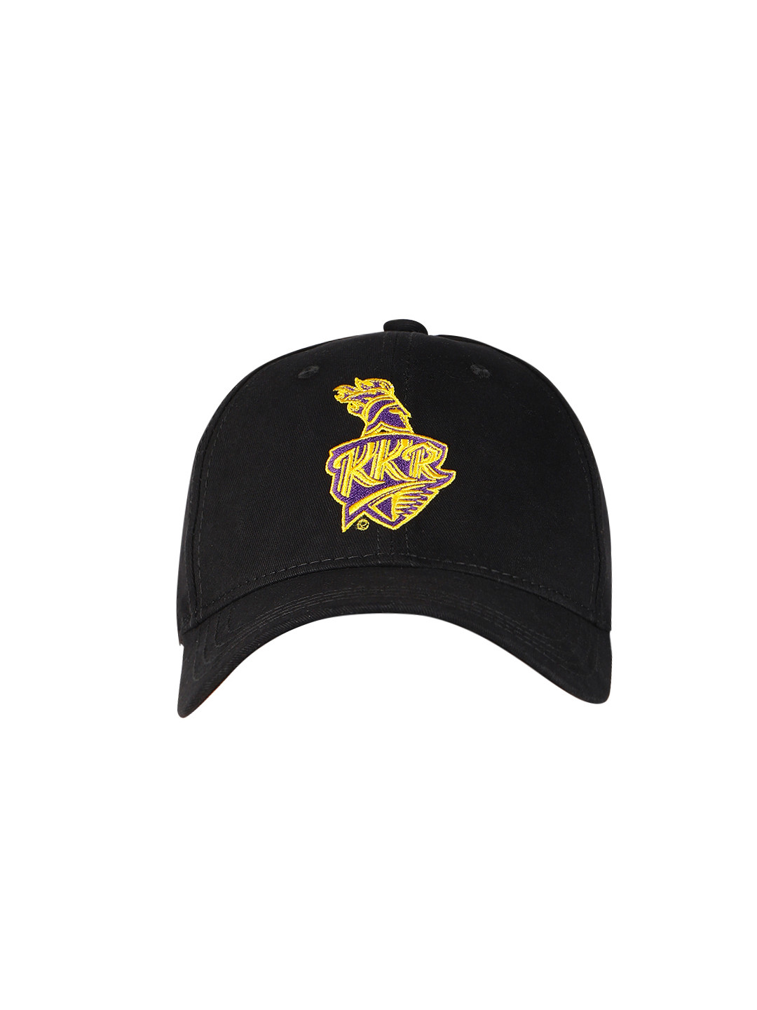 Buy WROGN ACTIVE Men Black Embroidered Kolkata Knight Riders Baseball ...