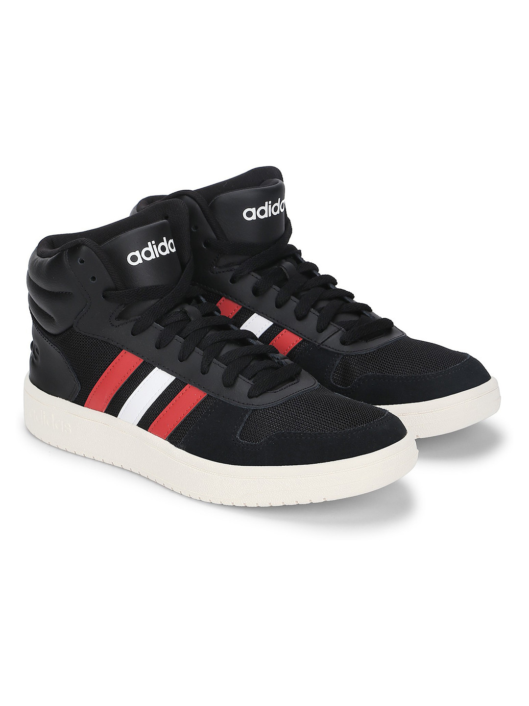 Buy ADIDAS Men Black HOOPS 2.0 MID Basketball Shoes - Sports Shoes for ...