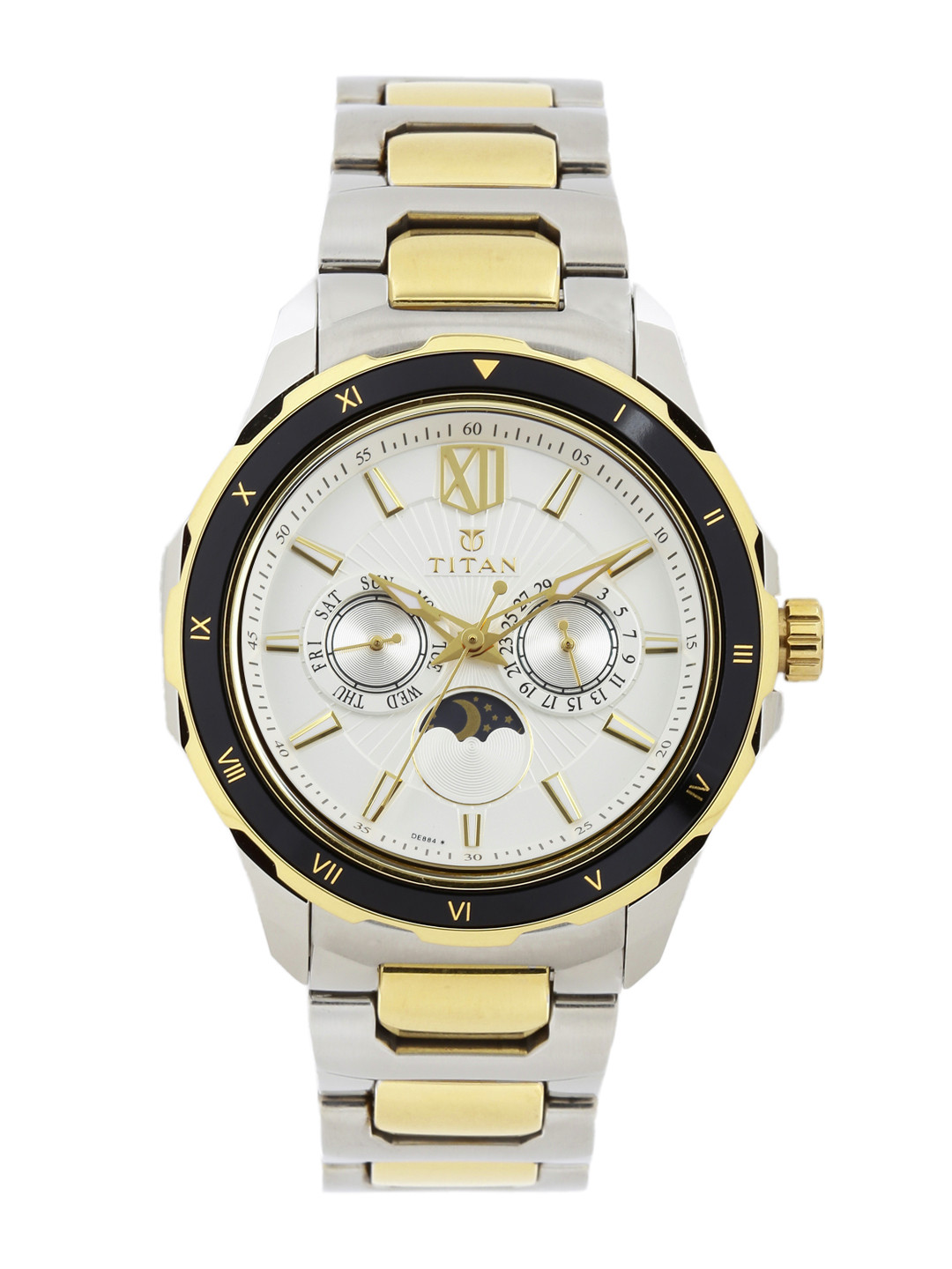Buy Titan Men White Dial Watch 1688KM02 - Watches for Men 1399810 | Myntra