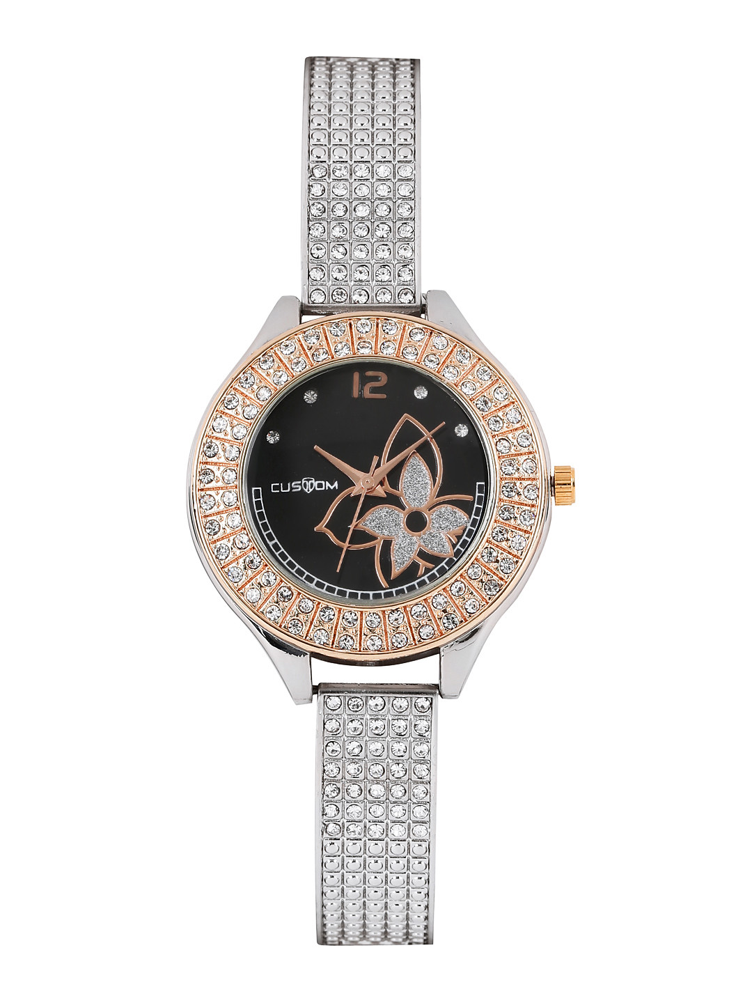 Buy CUSTOM Women Black Dial Watch 1592 - Watches for Women 1403019 | Myntra