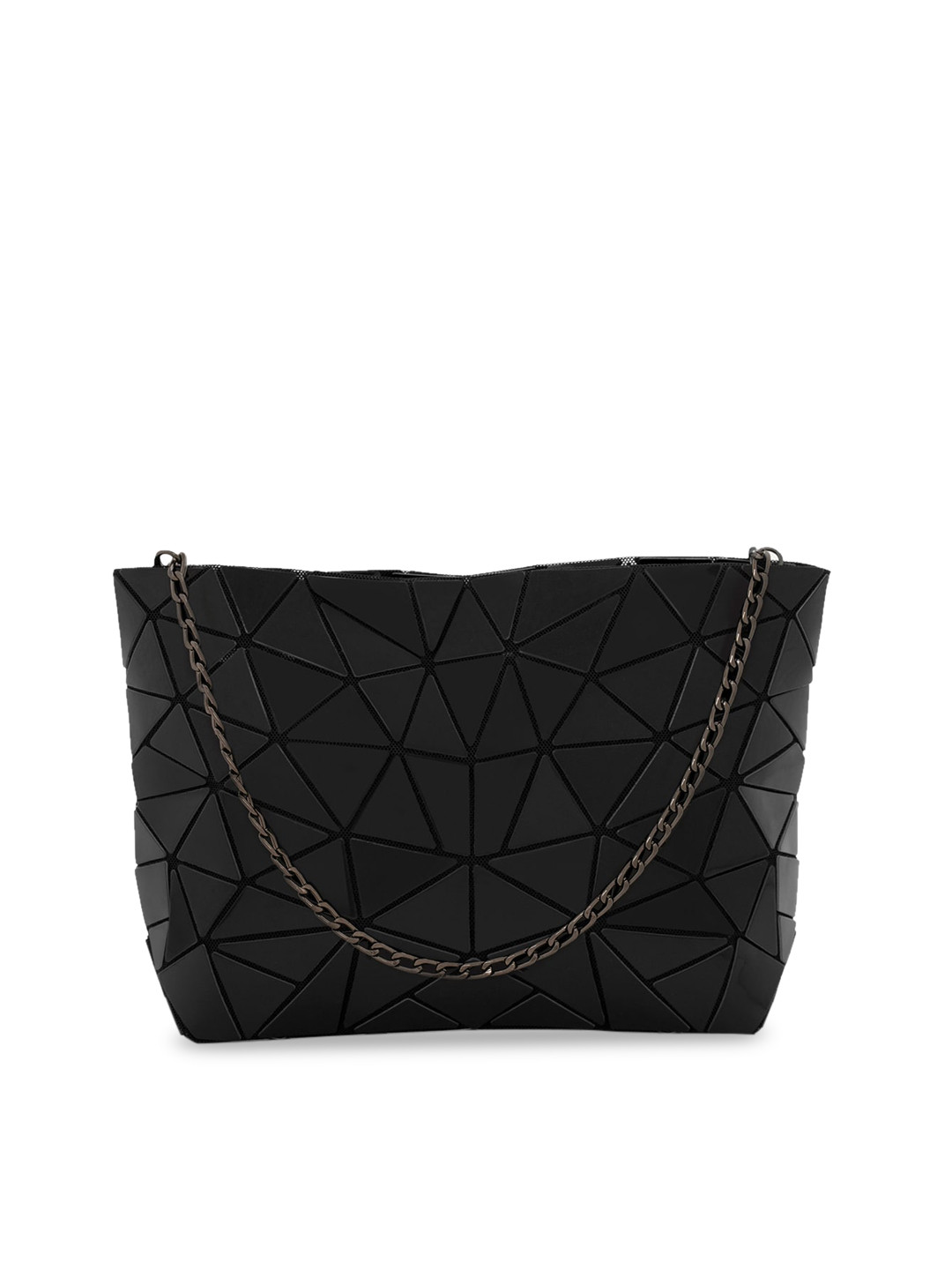 Buy NUFA Black Textured Tote Bag - Handbags for Women 14043048 | Myntra
