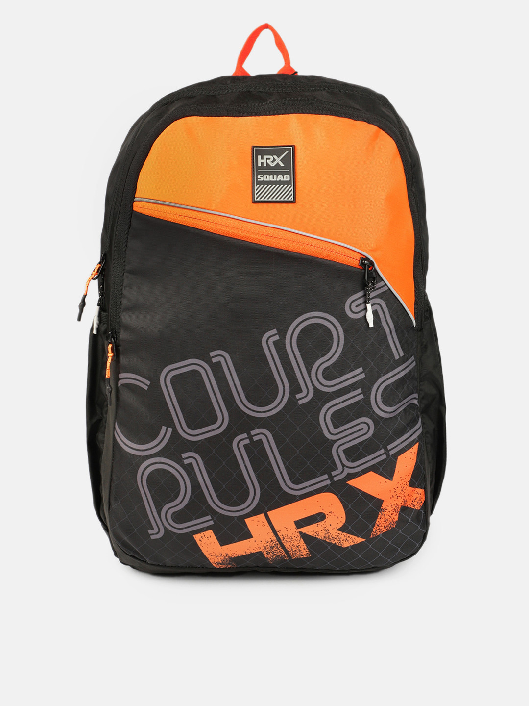 Buy HRX By Hrithik Roshan Unisex Black Lifestyle Utility Backpack ...
