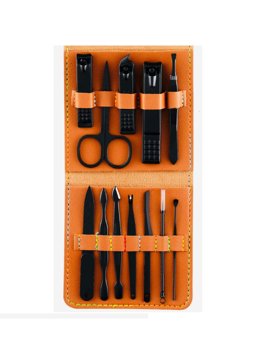 Buy Beaute Secrets Unisex Brown 12 In 1 Tools Manicure Pedicure Set ...
