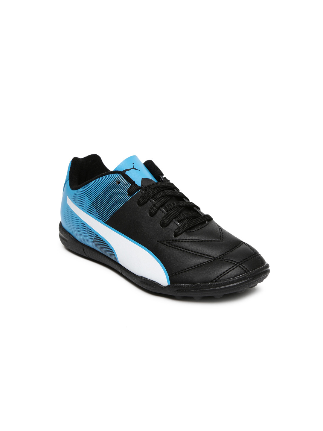 Buy PUMA Kids Black & Blue Adreno TT Jr Indoor Football Shoes - Sports ...