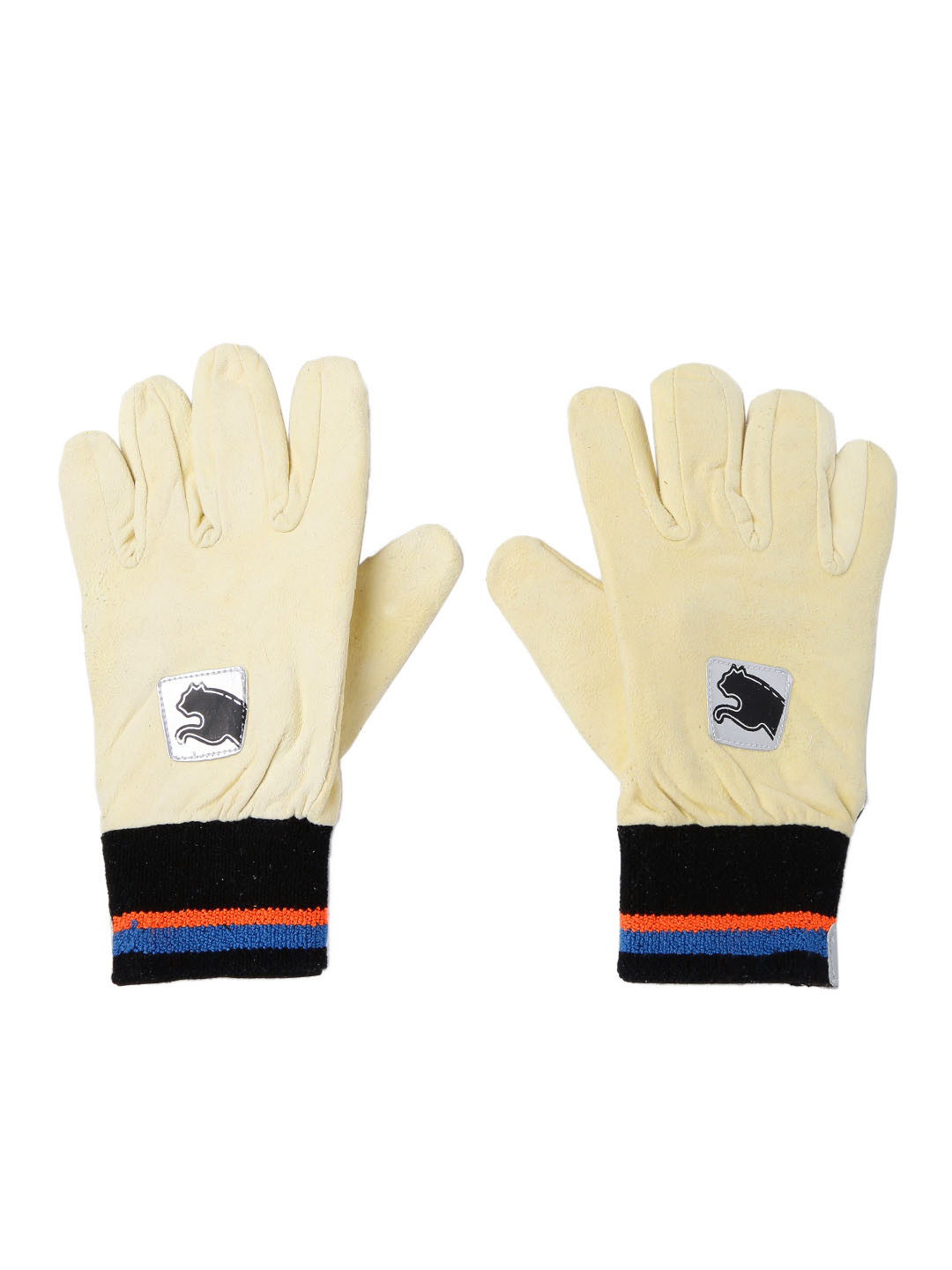 Buy PUMA Men Cream Coloured EvoSPEED Wicket Keeping Inner Gloves ...