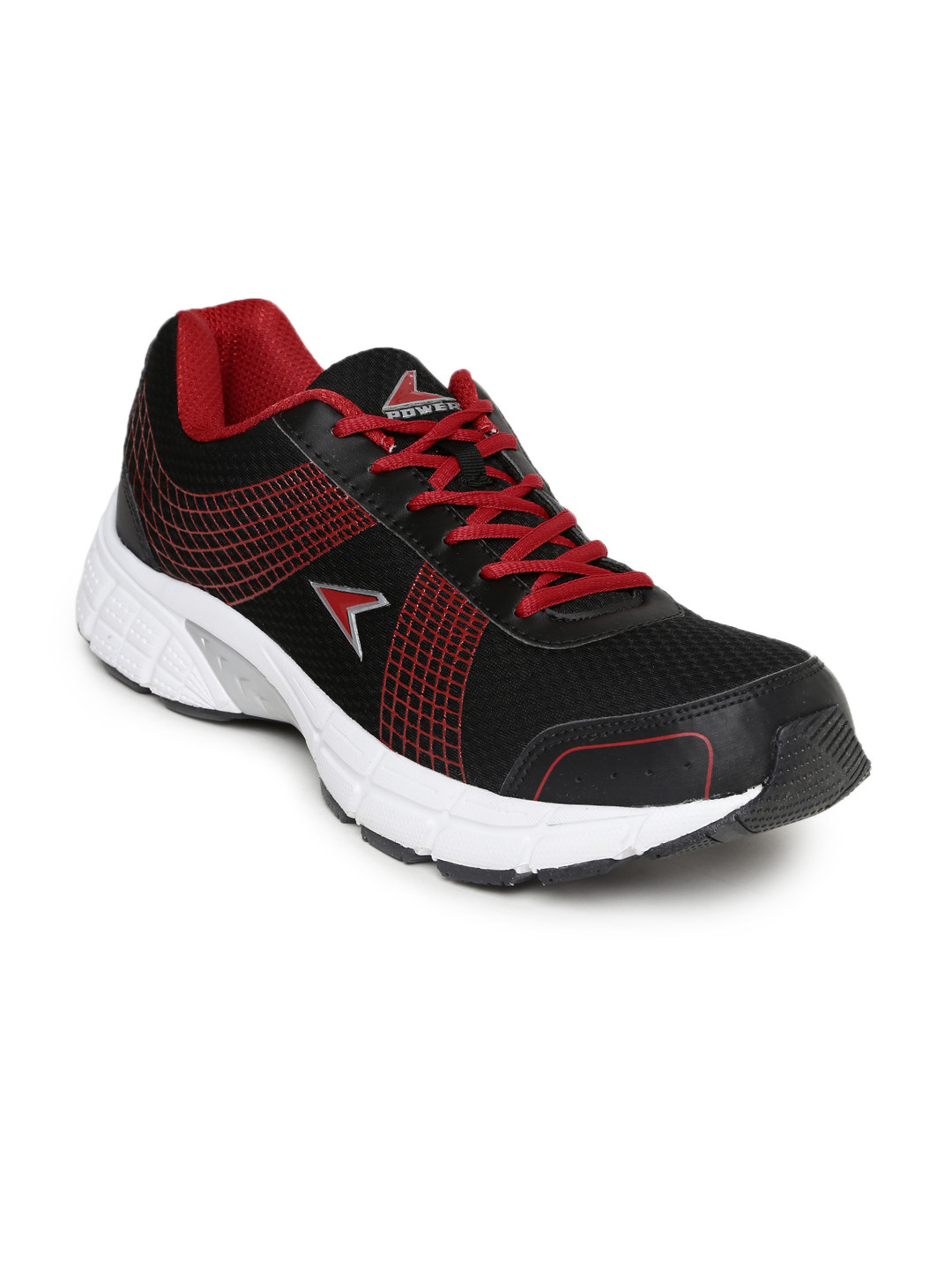 Buy Power Men Black & Red Sports Shoes - Sports Shoes for Men 1411614 ...