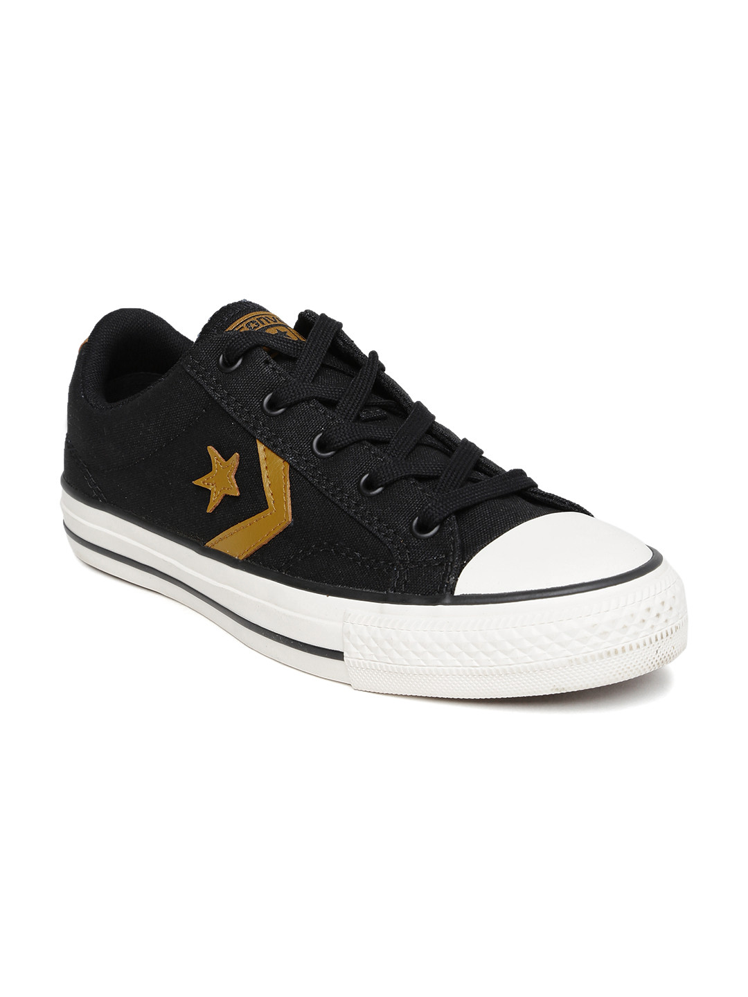 Buy Converse Unisex Black Canvas Sneakers - Casual Shoes for Unisex ...
