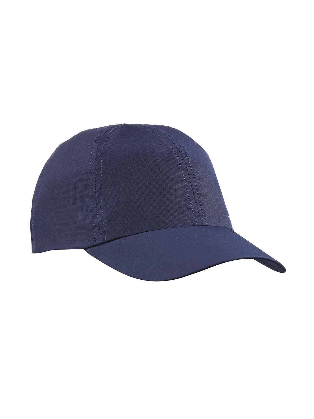 Buy FORCLAZ By Decathlon Men Navy Blue Solid Lightweigt Travel Cap ...