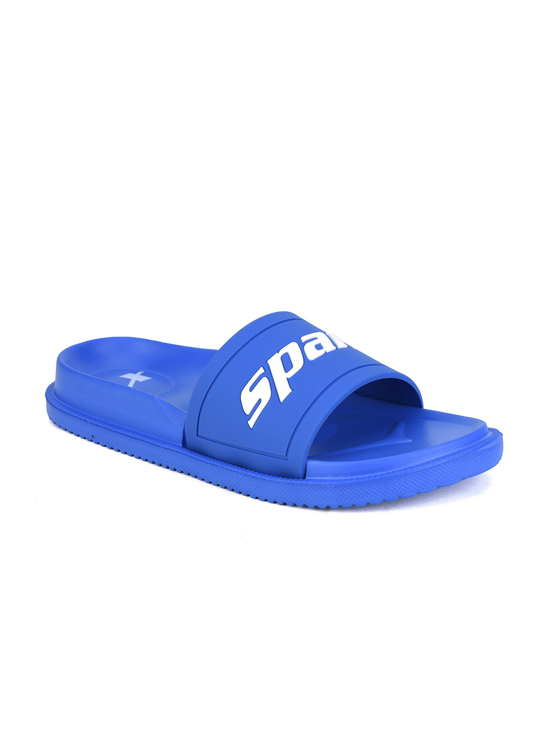 Buy Sparx Men Blue & White Printed Sliders - Flip Flops for Men ...