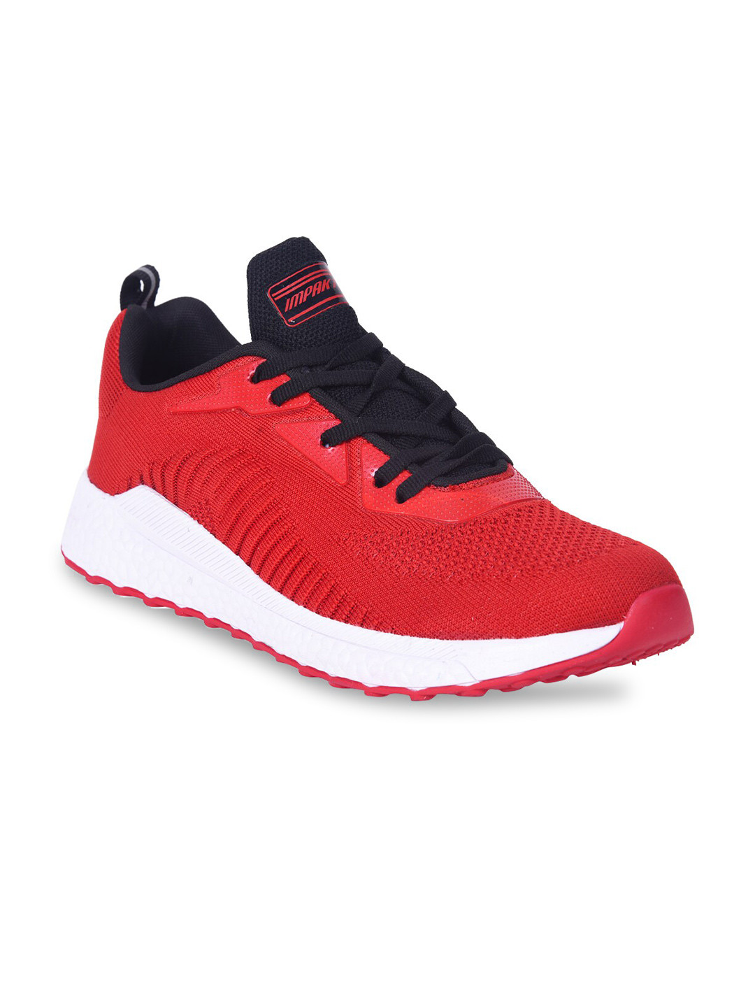 Buy IMPAKTO Men Red Mesh Running Shoes - Sports Shoes for Men 14149104 ...