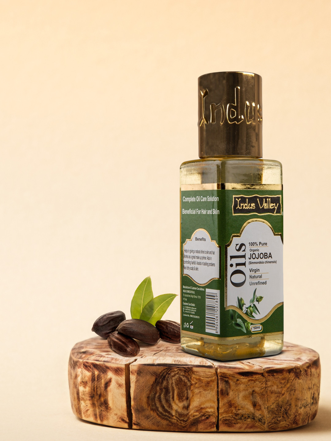 Buy Indus Valley Jojoba Carrier Oil 50 Ml - Massage Oils for Unisex ...