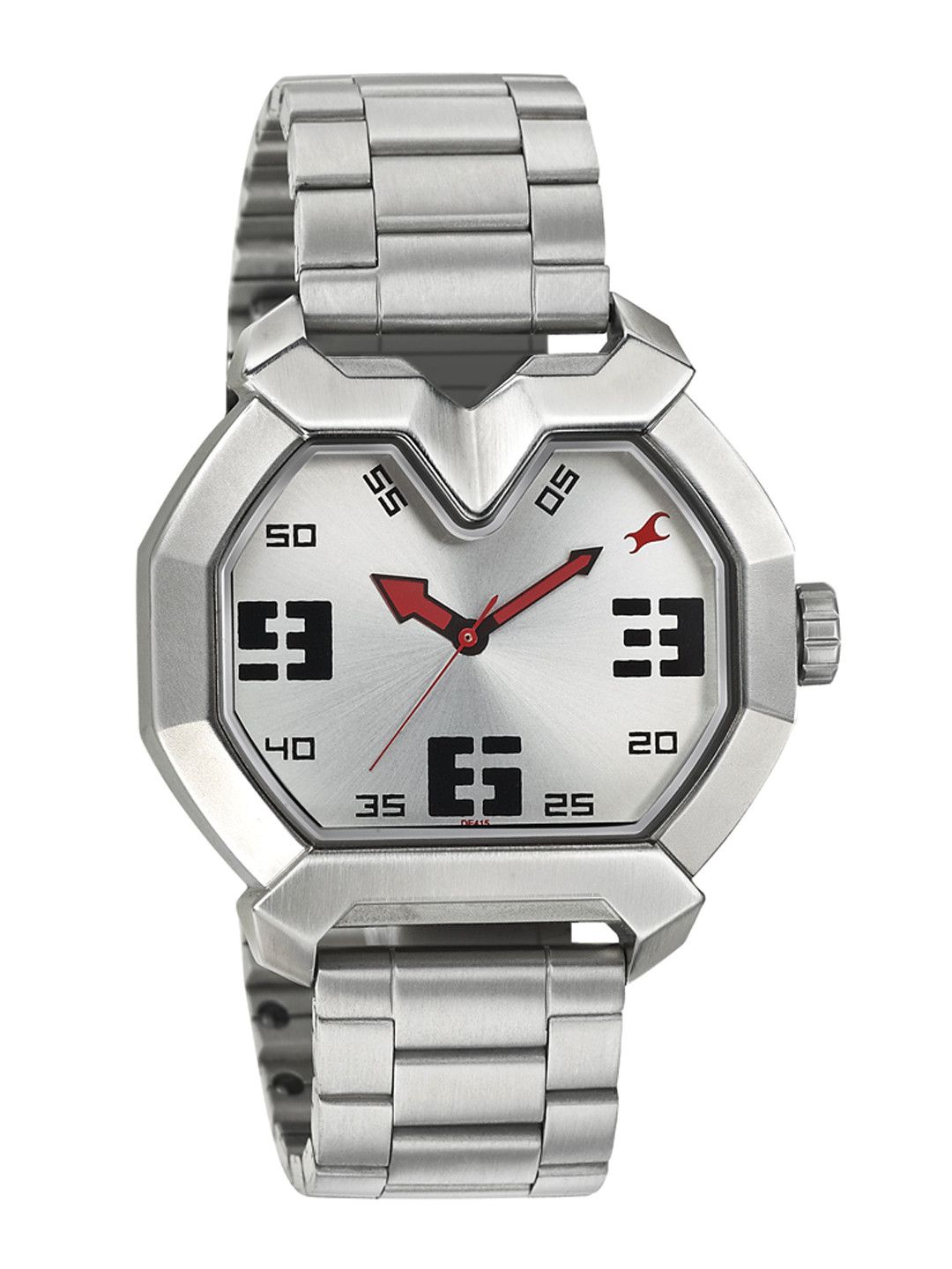 Buy Fastrack Men Silver Toned Dial Watch 3129SM01 - Watches for Men ...