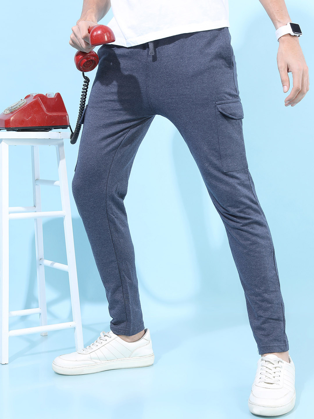 Buy HIGHLANDER Men Solid Slim Fit Regular Casual Track Pant - Track ...