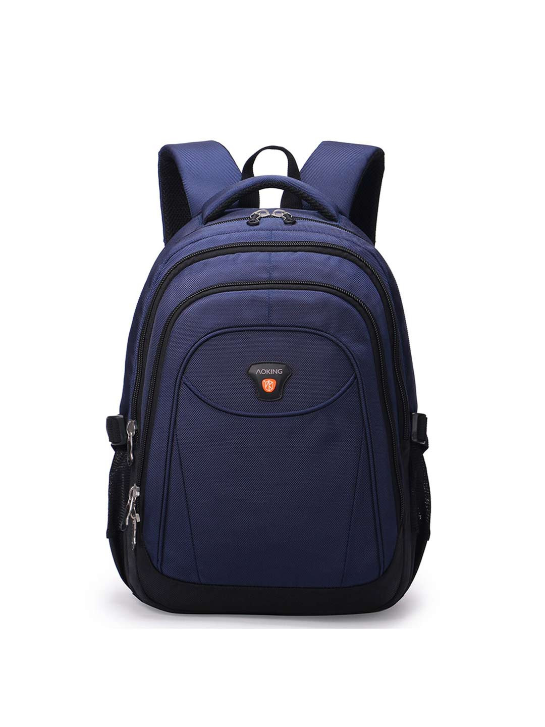 Buy Aoking Unisex Navy Blue Solid Backpacks - Backpacks for Unisex ...