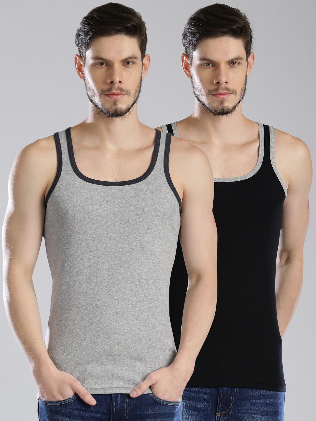 Buy Levi's Pack Of 2 Innerwear Vests 100 CA - Innerwear Vests for Men ...