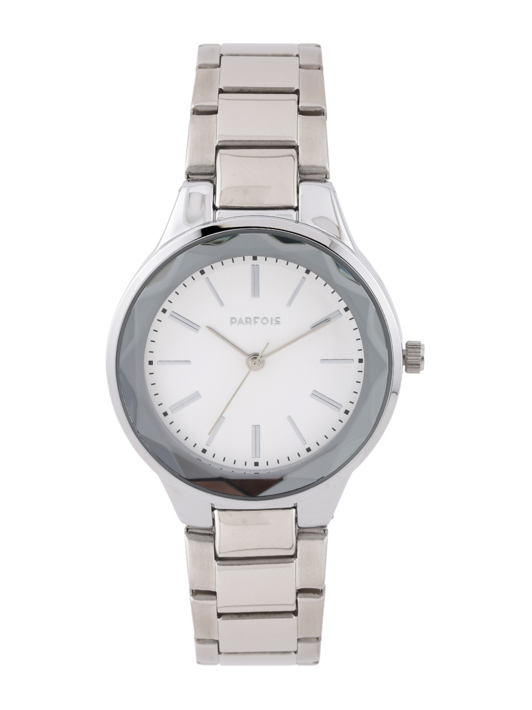 Buy Parfois Women Silver Toned Dial Watch 140050PA_M - Watches for ...