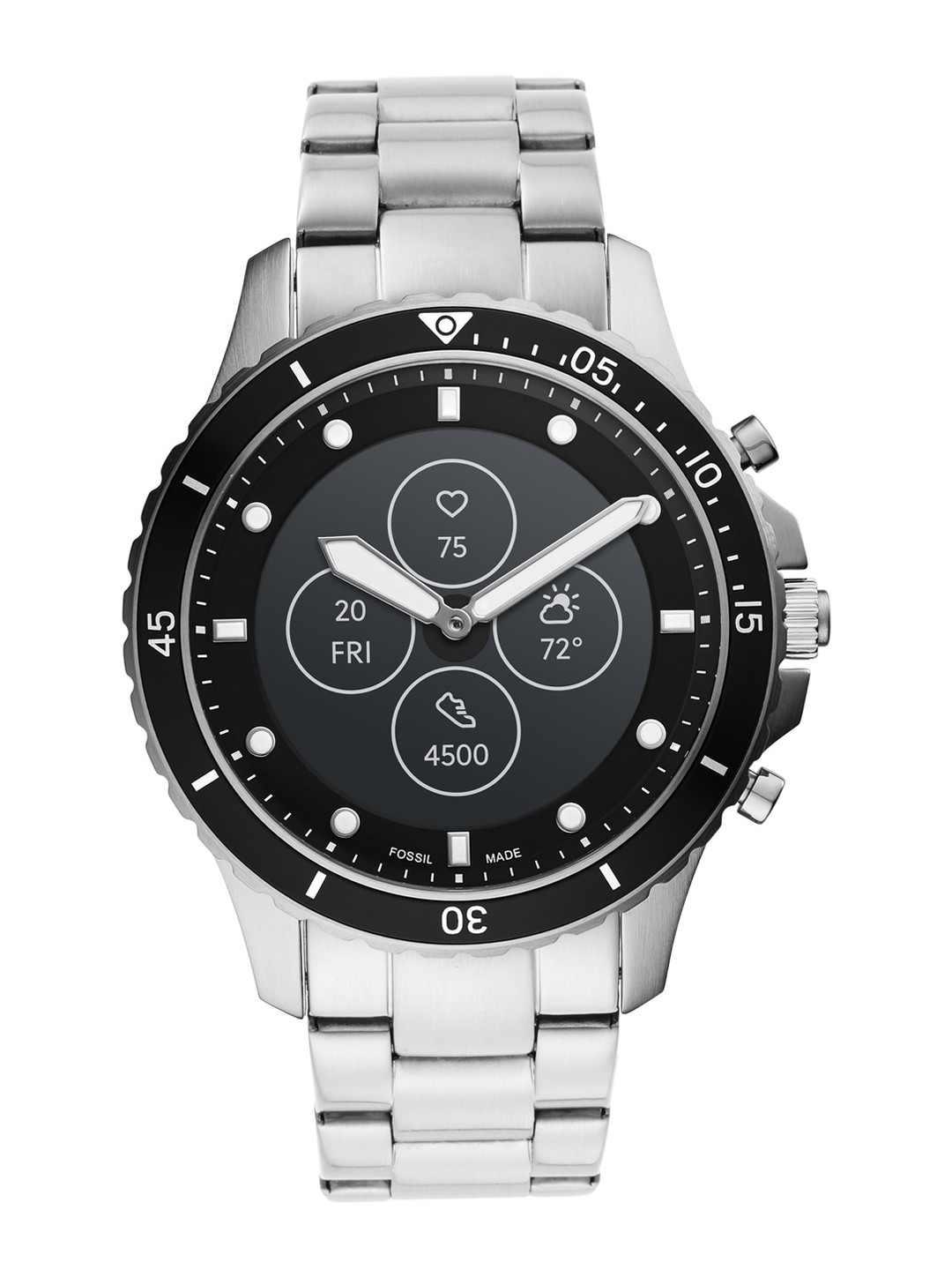 Buy Fossil Men Black Hybrid Smart Watch FTW7016 - Watches for Men ...