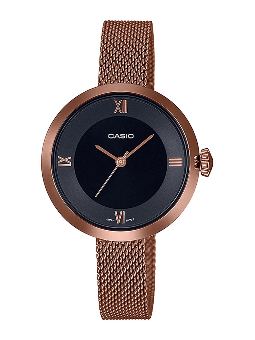 Buy CASIO Women Black Analogue Watch A1853 LTP E154MR 1ADF - Watches ...