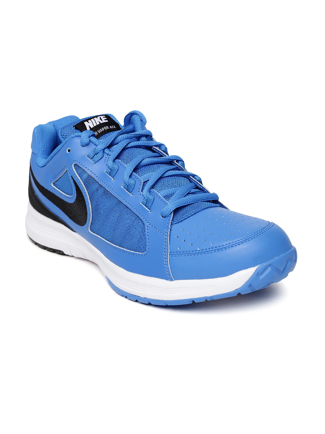 Buy Nike Men Blue Air Vapor Ace Leather Tennis Shoes - Sports Shoes for ...